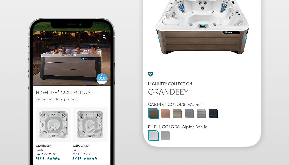 Virtual View™ AR - Hot Tub Backyard Planning Tool - Hot Spring Spas