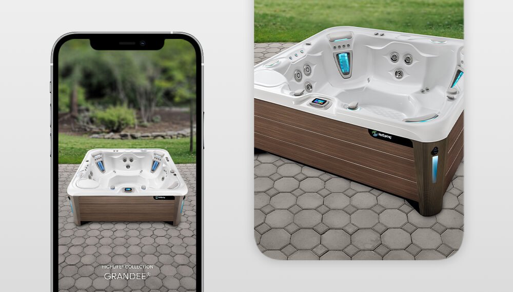 Virtual View™ AR - Hot Tub Backyard Planning Tool - Hot Spring Spas