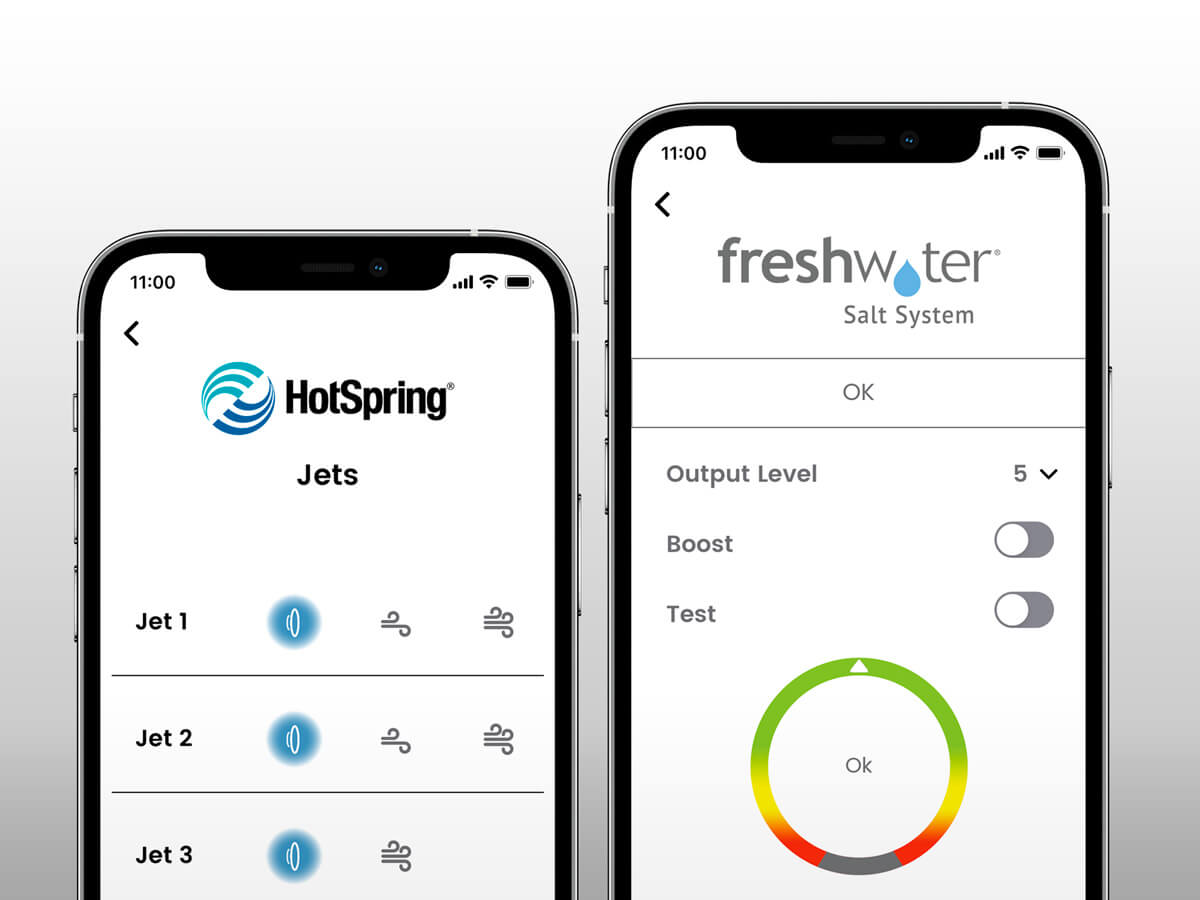 Control and Monitor your Spa with our App | Hot Spring Spas