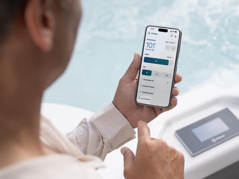 Control and Monitor your Spa with our App | Hot Spring Spas